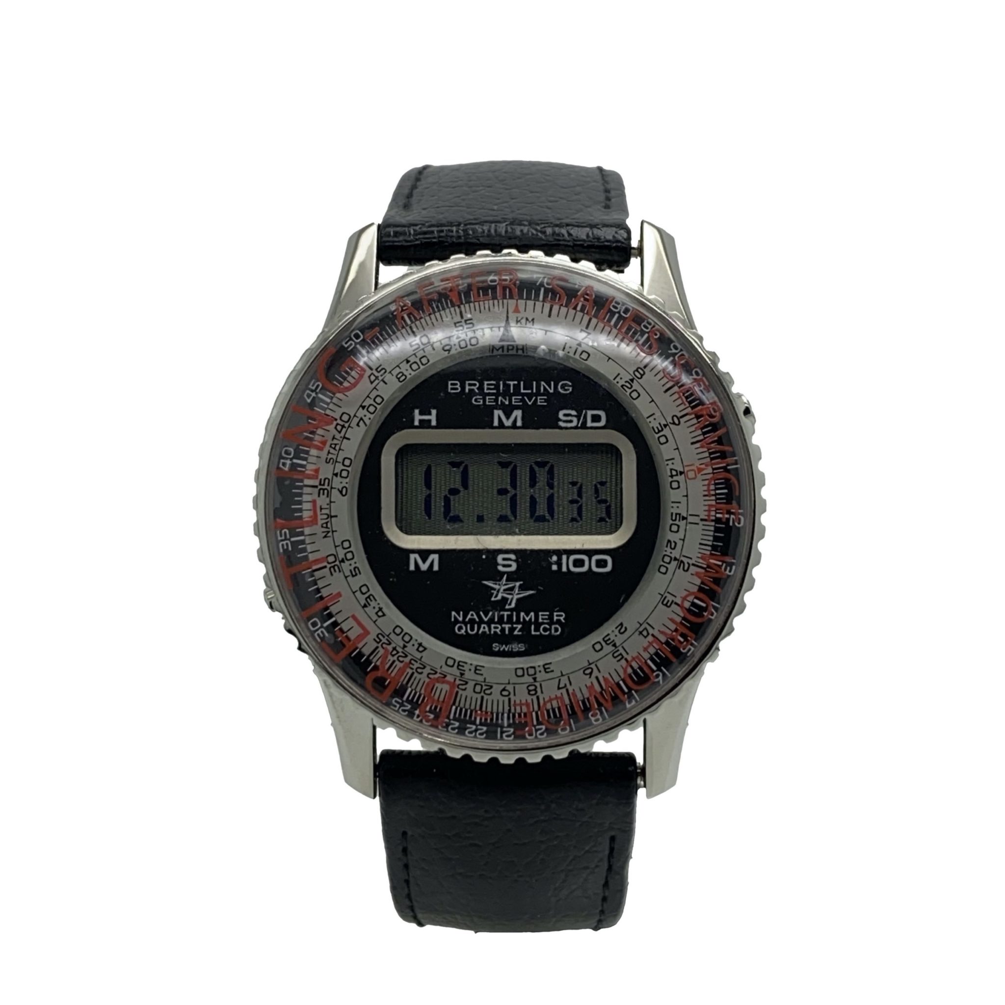 BREITLING NAVITIMER QUARTZ THE COMPUTER WATCH FOR THE COMPUTER AGE 41MM ...